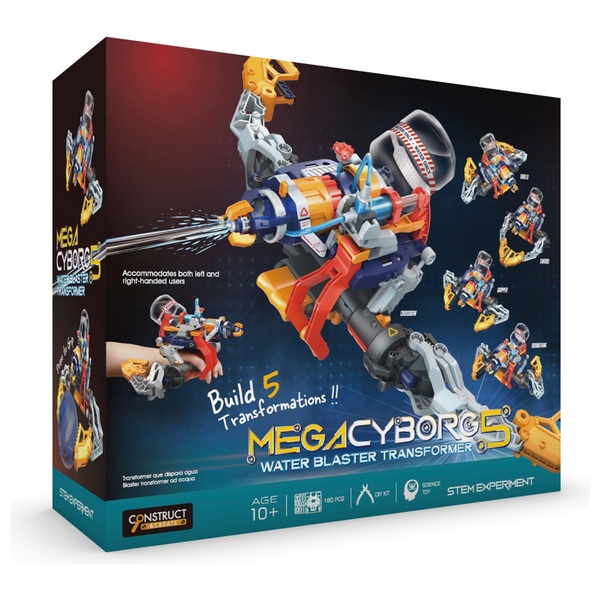 Mega Cyborg Water Blaster Transformer 5 | Smyths Toys UK