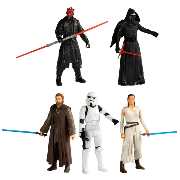 Star Wars Action Figures Galactic Good vs Evil 5 Pack | Smyths Toys Ireland