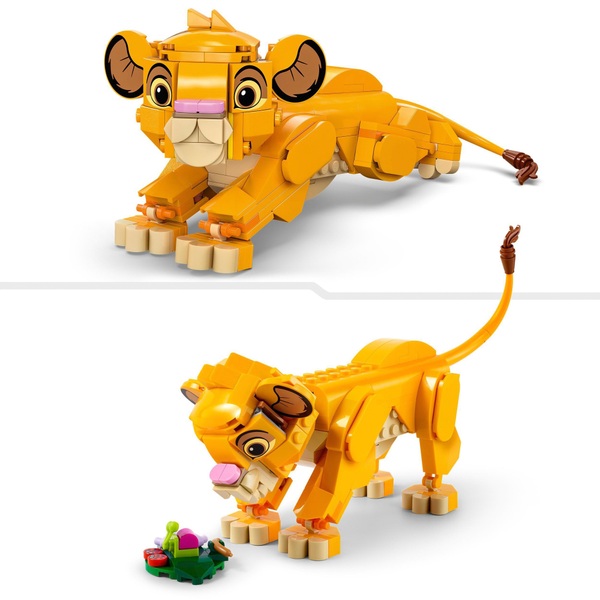 LEGO Disney 43243 The Lion King Simba the Lion King Cub Set | Smyths ...