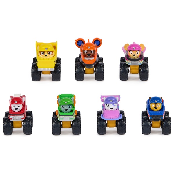 PAW Patrol Rescue Wheels Vehicles Pup Squad & Roxi Racer 7 Pack ...