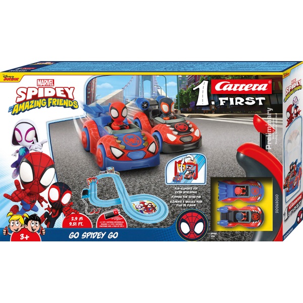 Carrera First Spidey and His Amazing Friends Go Spidey Go Race Track ...