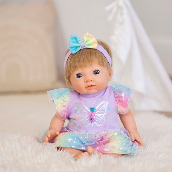 Tiny Treasures Baby Doll Clothes Butterfly Dress Outfit 44cm | Smyths Toys UK
