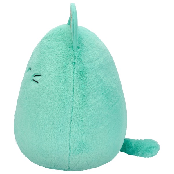 Original Squishmallows Fuzz-A-Mallows Plush Charisma the Mint Green Cat ...