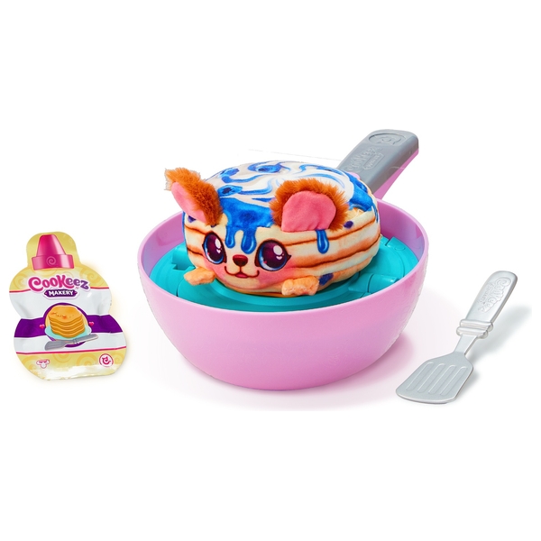 Cookeez Makery Pancake Treatz Surprise Interactive Plush Playset ...