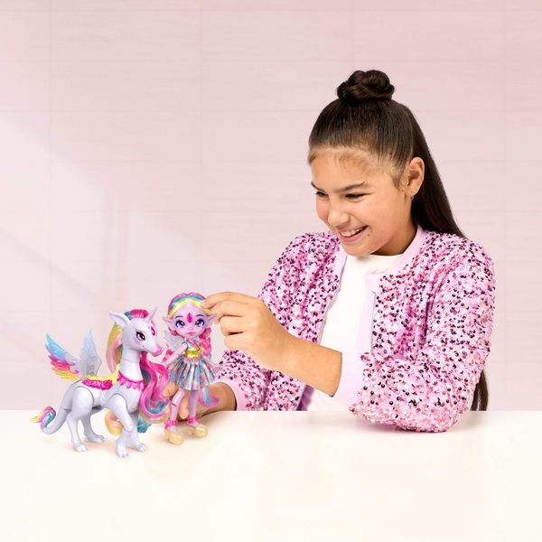 Magic Mixies Pixlings Doll Shimmerverse Series Unia & Rainbow Star ...