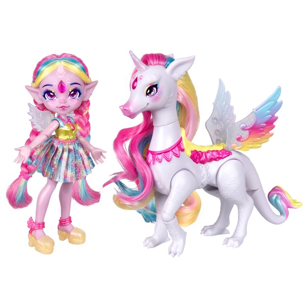 Magic Mixies Pixlings Doll Shimmerverse Series Unia & Rainbow Star ...