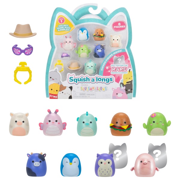 Original Squishmallows Squish-a-Longs 1A 8 Pack | Smyths Toys Ireland