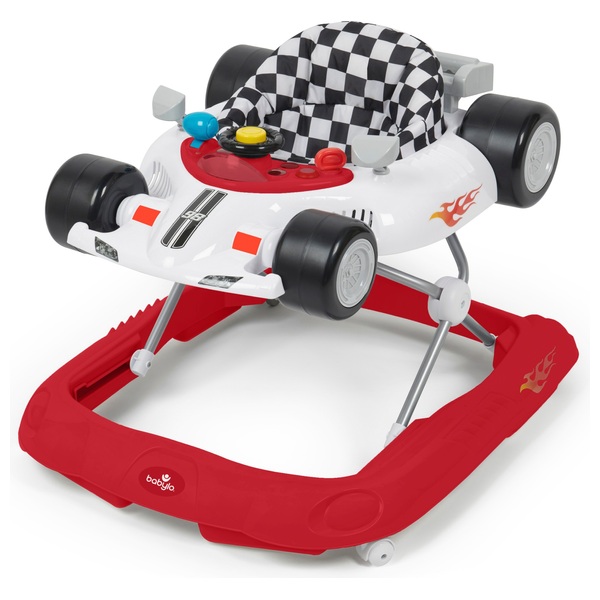 Babylo Racing Car Baby Walker Red | Smyths Toys UK