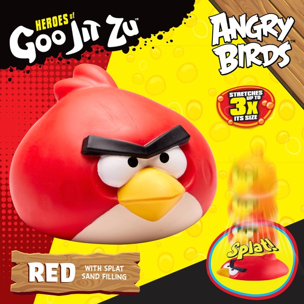 Heroes of Goo Jit Zu Angry Birds Red | Smyths Toys UK