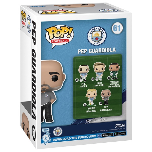 Funko POP Football 61 Manchester City Pep Guardiola Smyths Toys UK