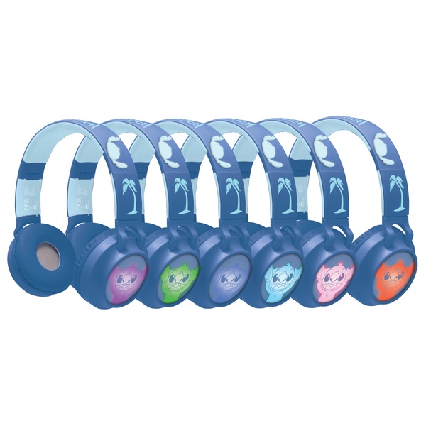 Disney Lilo & Stitch 3D Bluetooth Wireless Headphones | Smyths Toys UK