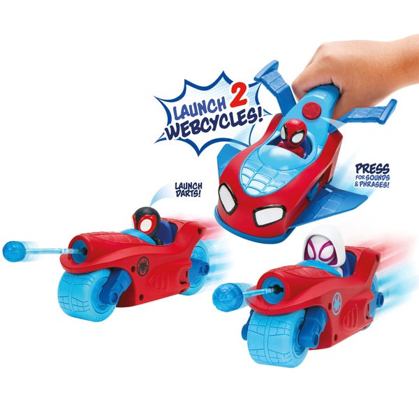 Spidey and His Amazing Friends Playset Spidey Team Split Racer 3-in-1 ...