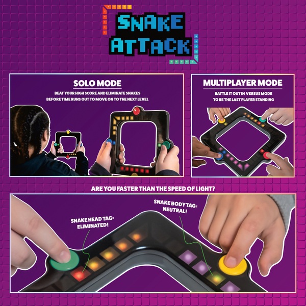 Snake Attack Handheld Game | Smyths Toys UK