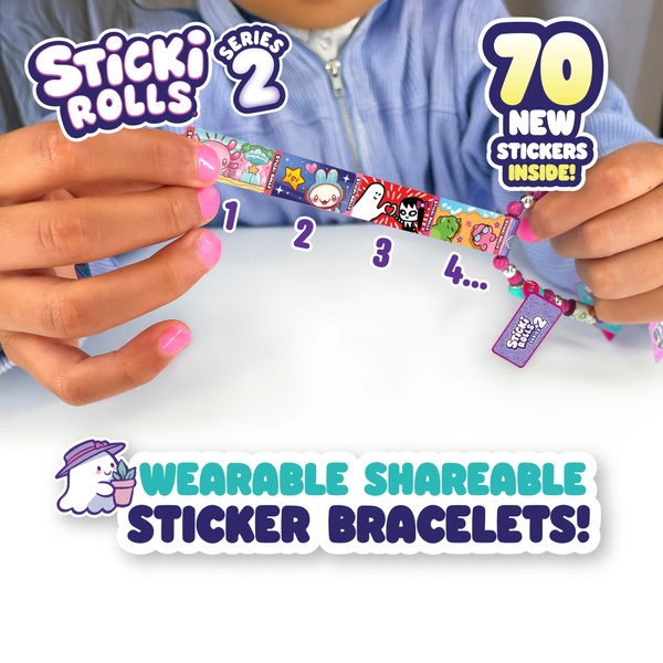 Sticki Rolls Sticker Bracelet Making Set | Smyths Toys UK