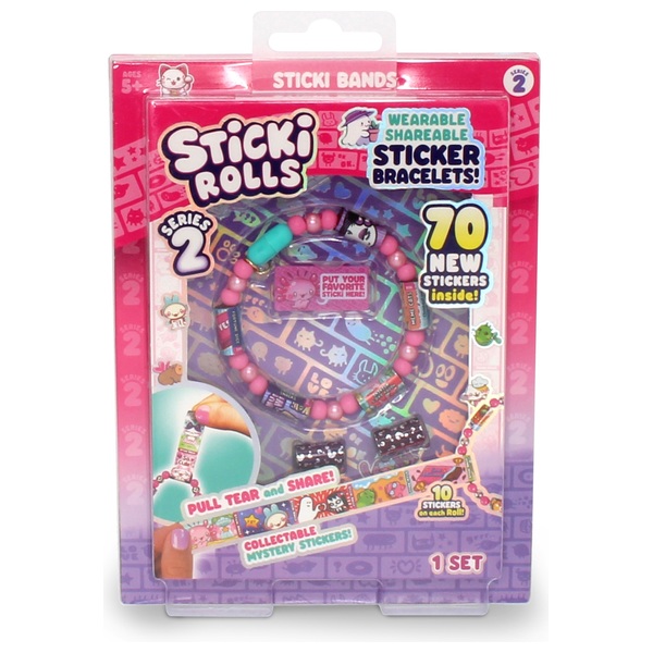 Sticki Rolls Sticker Bracelet Making Set | Smyths Toys UK