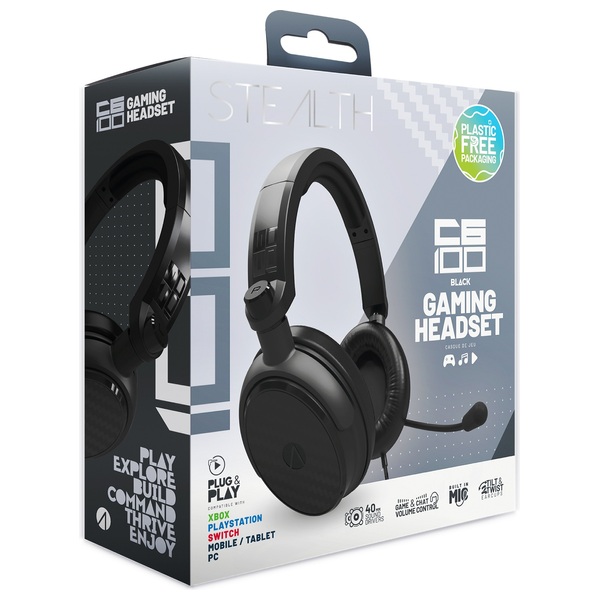 Stealth C6-100 Multi-Format Gaming Headset - Black | Smyths Toys UK