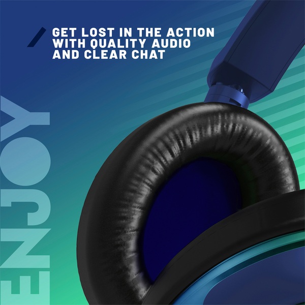 Stealth C6-100 Multi-Format Gaming Headset - Green & Blue | Smyths Toys UK