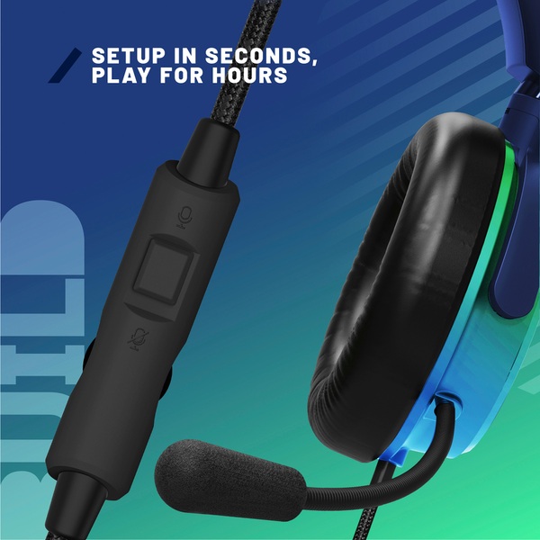 Stealth C6-100 Multi-Format Gaming Headset - Green & Blue | Smyths Toys UK