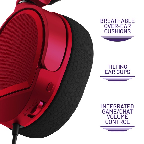 Stealth Eclipse Multi-Format Gaming Headset - Red | Smyths Toys UK