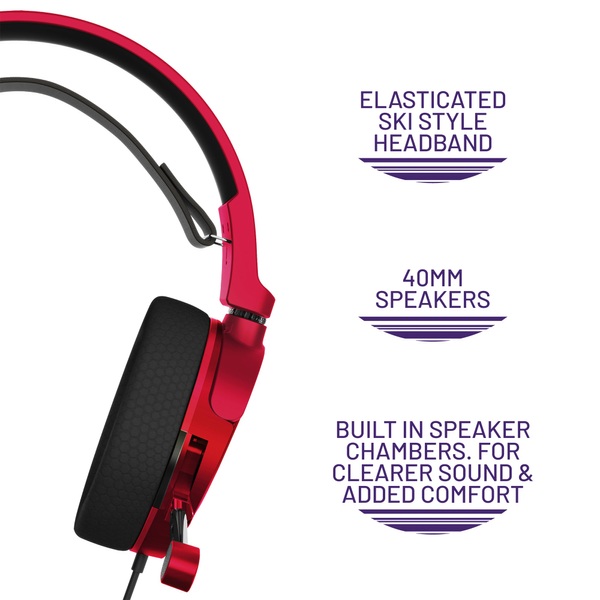 Stealth Eclipse Multi-Format Gaming Headset - Red | Smyths Toys UK