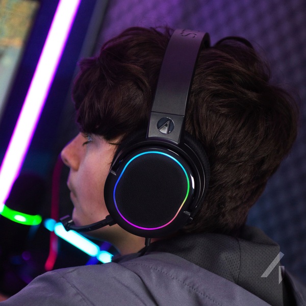 Stealth Panther LED Light-Up Multi-Format Gaming Headset - Black ...