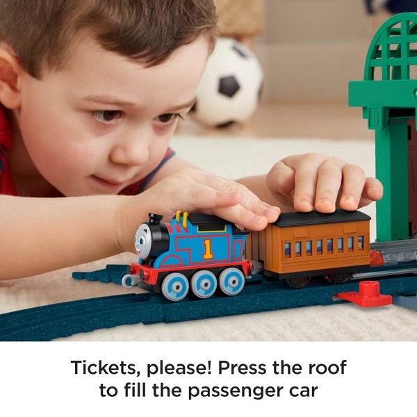 Thomas & Friends Push Along Knapford Station Train Track Set | Smyths ...