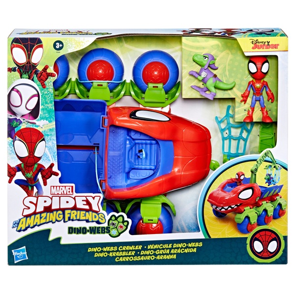 Spidey and His Amazing Friends Dino-Webs Crawler Set | Smyths Toys UK