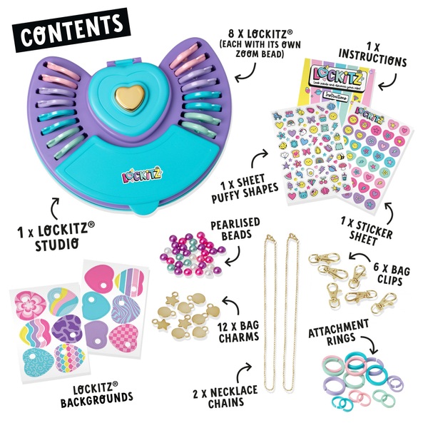 Lockitz Charm Keychain Making Luxury Studio | Smyths Toys UK