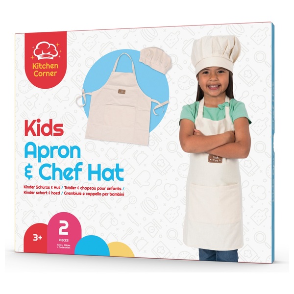 Chef Costume Hat and Apron Dress-Up Set | Smyths Toys UK