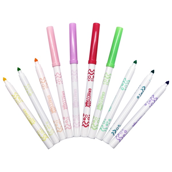Crafty Co. Washable Markers Fine Tip Pastel Set 20 Piece | Smyths Toys UK
