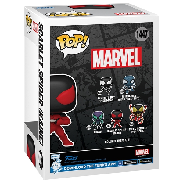 Scarlet spider man funko pop store