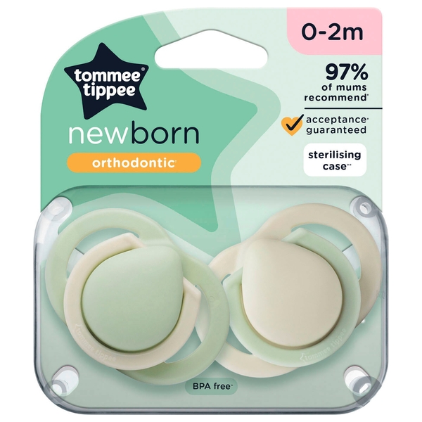 Tommee Tippee Dummies Orthodontic Birth 2 Pack Assortment Smyths Toys UK