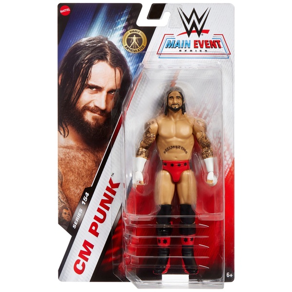 WWE Main Event Series 154 Action Figure CM Punk 15cm | Smyths Toys UK