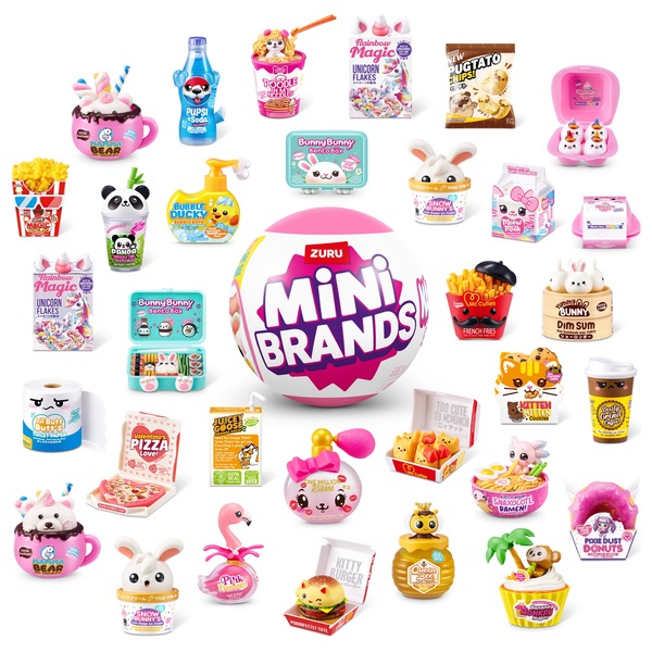 Mini Brands by ZURU Kawaii Capsule Assortment | Smyths Toys UK