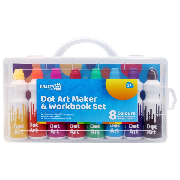 Crafty Co. Dot Art Marker Colouring Activity Workbook Set | Smyths Toys ...