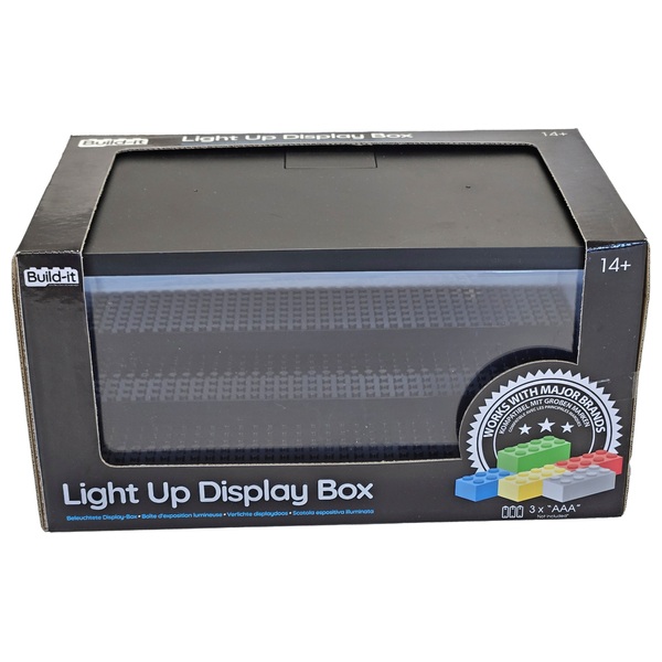 Build-It Minifigure Display Case LED Box | Smyths Toys UK