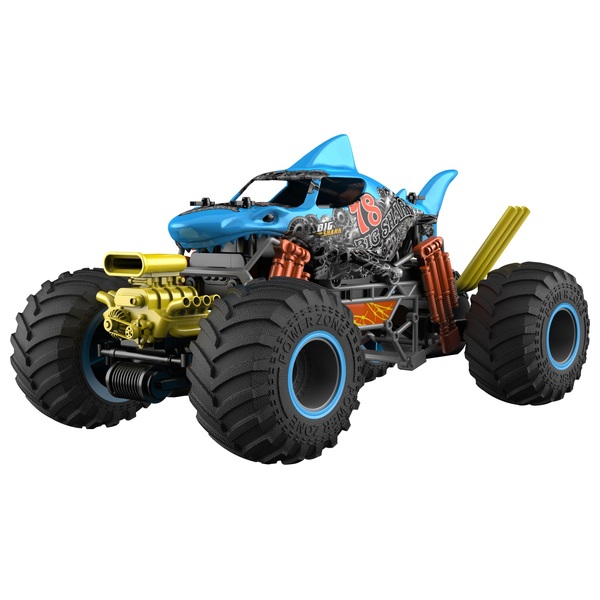 Shark Race Remote Control Monster Truck with Smoke 1:10 Scale | Smyths ...