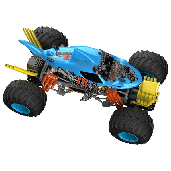 Shark Race Remote Control Monster Truck with Smoke 1:10 Scale | Smyths ...
