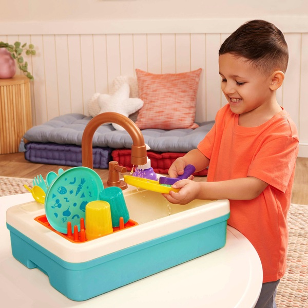 Battat Splash & Sparkle Kitchen Sink Playset | Smyths Toys UK