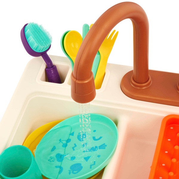 Battat Splash & Sparkle Kitchen Sink Playset | Smyths Toys UK