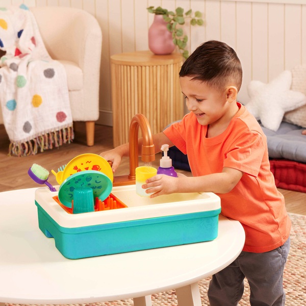 Battat Splash & Sparkle Kitchen Sink Playset | Smyths Toys UK