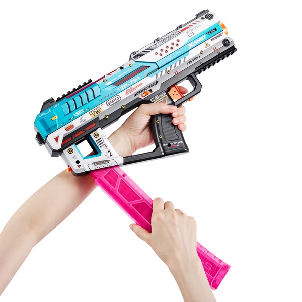 XSHOT by ZURU Skins Pro Series Fury-X Blaster with 40 Darts | Smyths ...