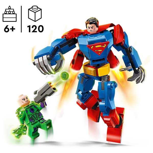 LEGO DC 76302 Superman Mech vs. Lex Luthor Set | Smyths Toys UK