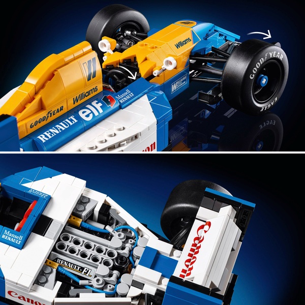 LEGO Icons 10353 Williams Racing FW14B & Nigel Mansell Set for Adults ...