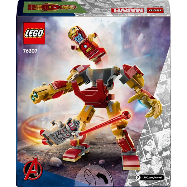 LEGO Marvel 76307 Iron Man Mech vs. Ultron Set | Smyths Toys UK
