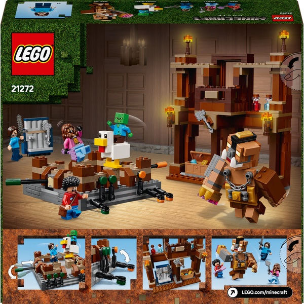 LEGO Minecraft 21272 Woodland Mansion Fighting Ring Set | Smyths Toys UK