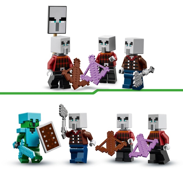 LEGO Minecraft 21267 The Illager Desert Patrol Set | Smyths Toys Ireland