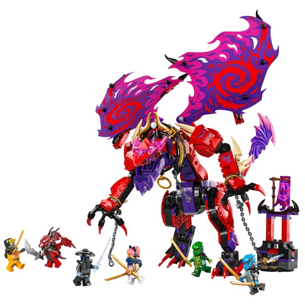 LEGO NINJAGO 71832 Thunderfang Dragon of Chaos Set | Smyths Toys UK
