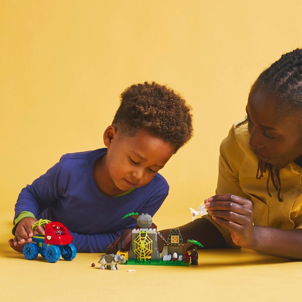 LEGO Marvel 11199 Spidey And His Amazing Friends Team Spidey Dino Crawler Rescue Set | Smyths ...