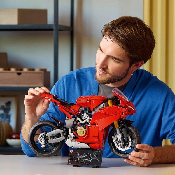 LEGO Technic 42202 Ducati Panigale V4 S Motorcycle Set for Adults ...